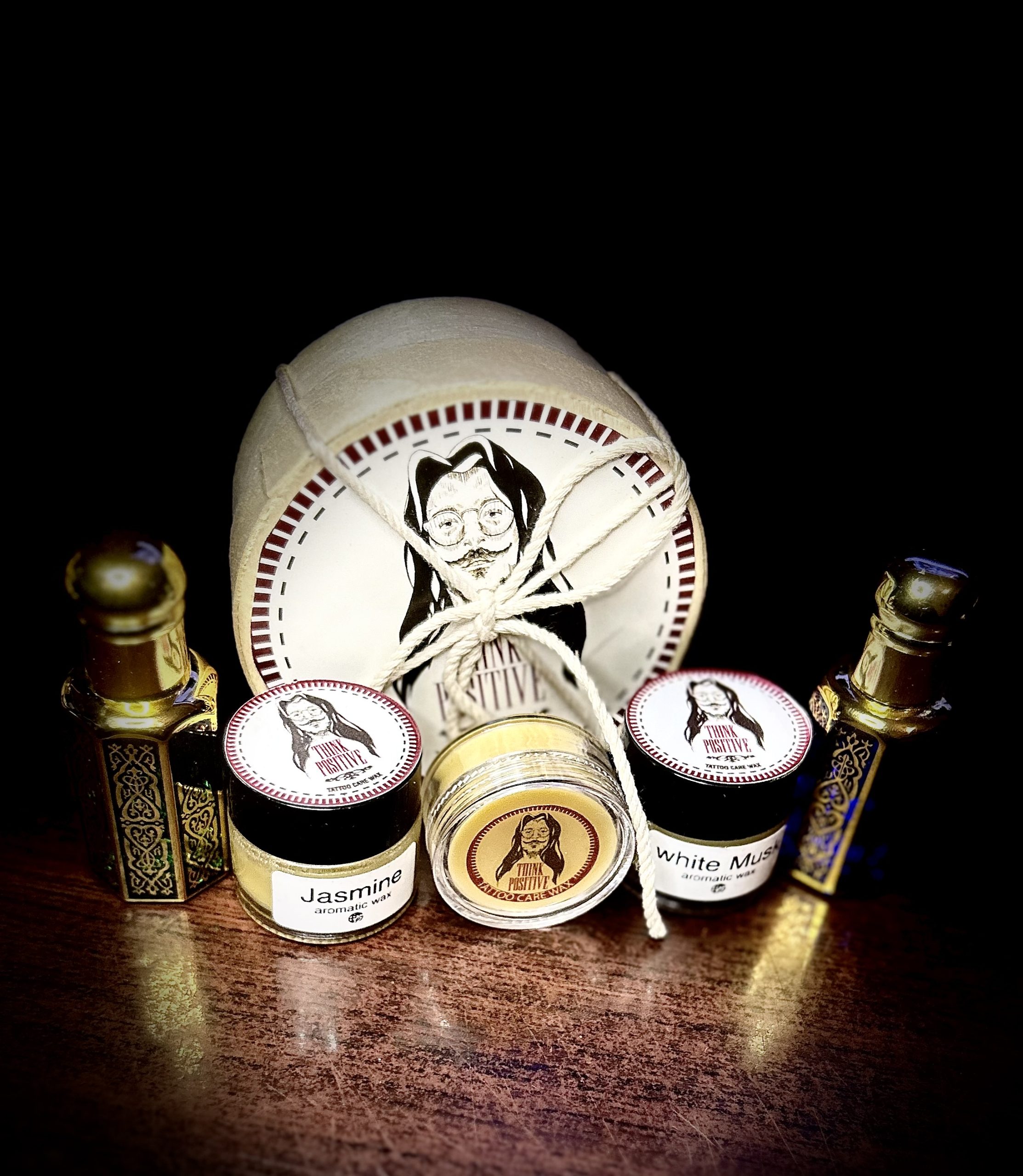 Gift Box - Think positive tattoo care wax
